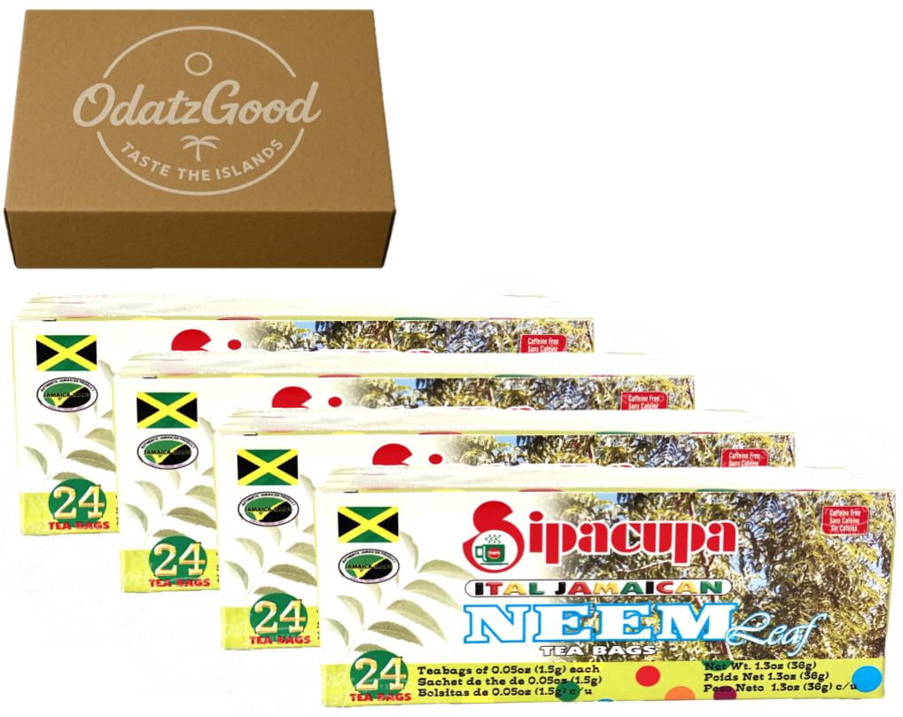 Sipacupa Neem Tea 24Tea Bags (36g) 4-Pack – Product of Jamaica ...