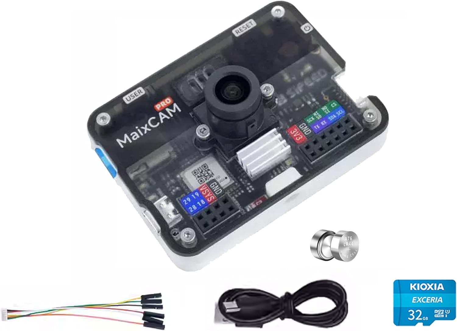 Sipeed MaixCAM Pro AI RISC-V Development Board Kit, SG2002 WIFI6 AI ...