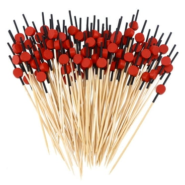 Raindrops Bamboo Cocktail Picks with Fivepointed Star Design for Party ...