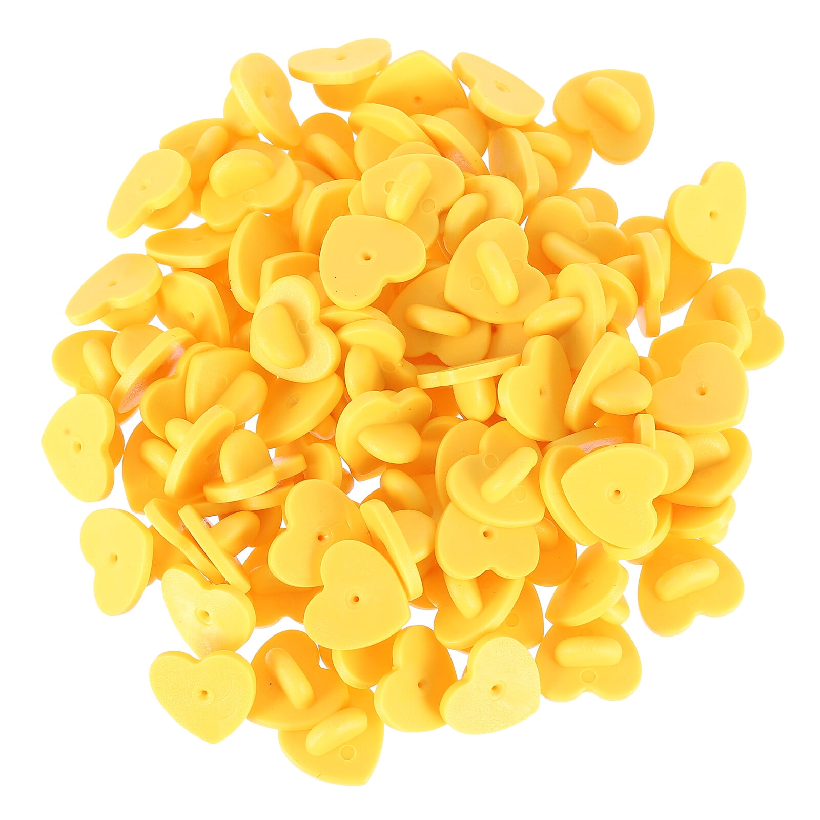 Sipeihong 100pcs Heart Shaped Badge Clutch Pins - Walmart.com