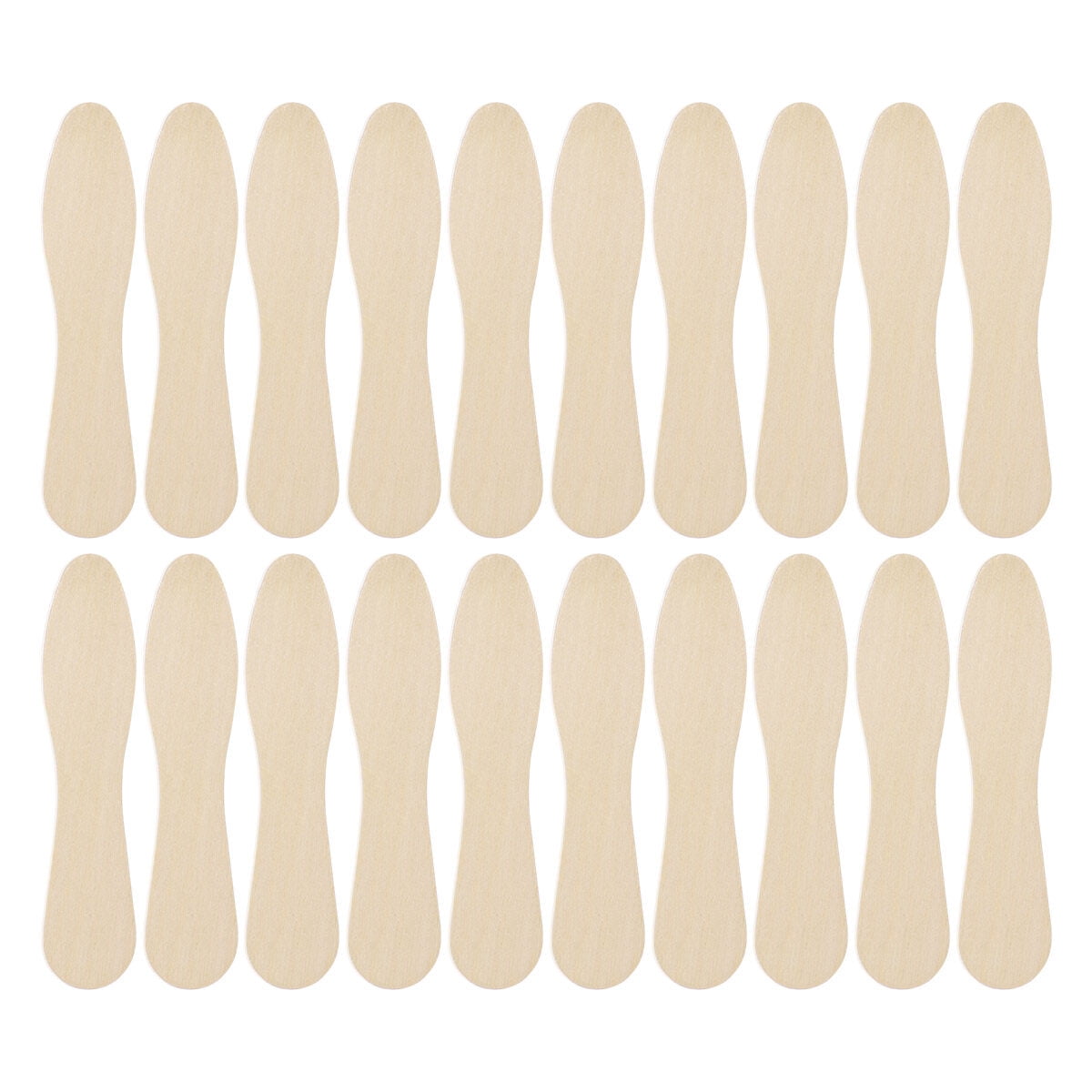Sipeihong 100pcs Wooden Ice Cream Spoons Wood Taster Spoons Popsicle Paddles Spoon - Walmart.com