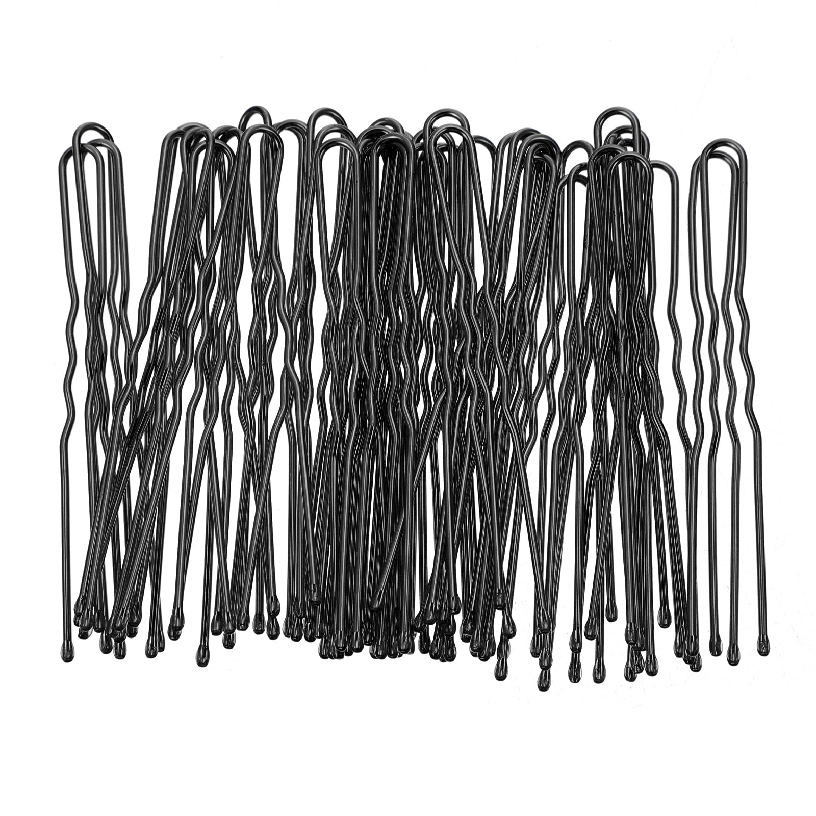 Sipeihong 3 Box U Shape Hair Alloy Wave Curved Fork Hairclip Bun (Black ...