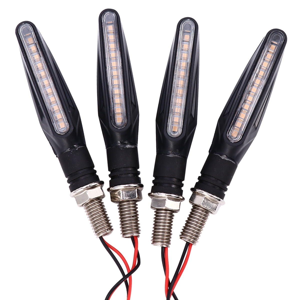 Sipeihong 4x Motorcycle LED Turn Signal Lights Front Rear Indicators ...