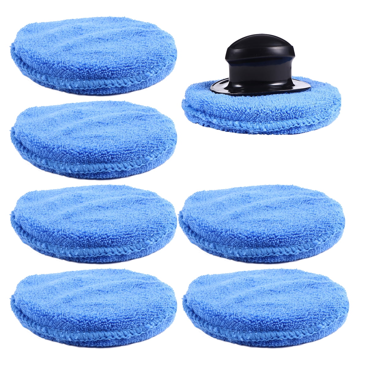 Sipeihong 8pcs Car Wax Applicator Pads with Handle - Detailing Tool for ...
