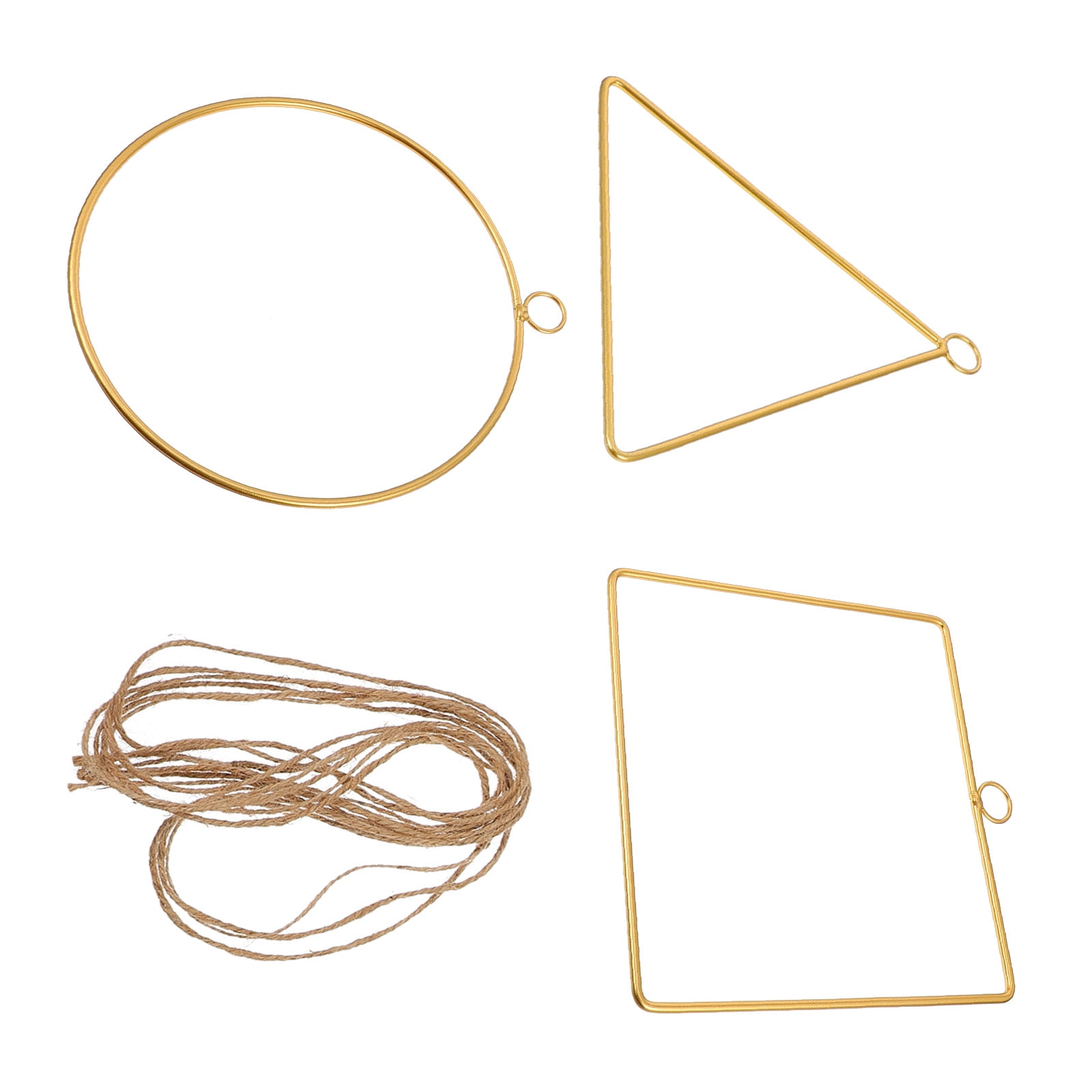 Sipeihong Christmas 3 Sets Flower Wreath DIY Hoops Garland Iron Frame ...