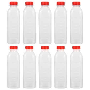 10Pcs Household Juice Bottles Multi-function Plastic Bottles Convenient ...