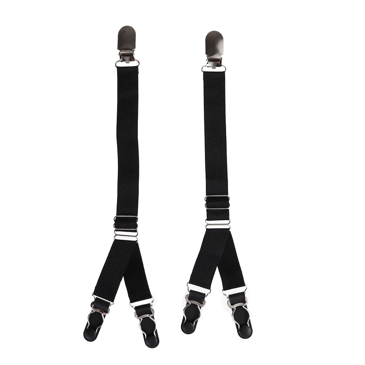 Sipeihong Garter Shirt Stays for Men Sock Garters Style Black - Walmart.com