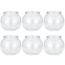 16 oz Clear Mini Plastic Fish Bowls (12 Pack) for Drinks, Decorations ...
