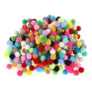 1050Pcs Multicolor Pom Poms & Wiggly Eyes, Assorted Sizes & Colors ...