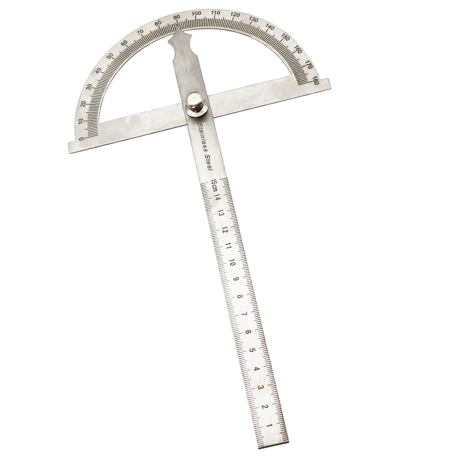Sipery Angle Finder Protractor 0-180 Degrees Stainless Steel Goniometer ...