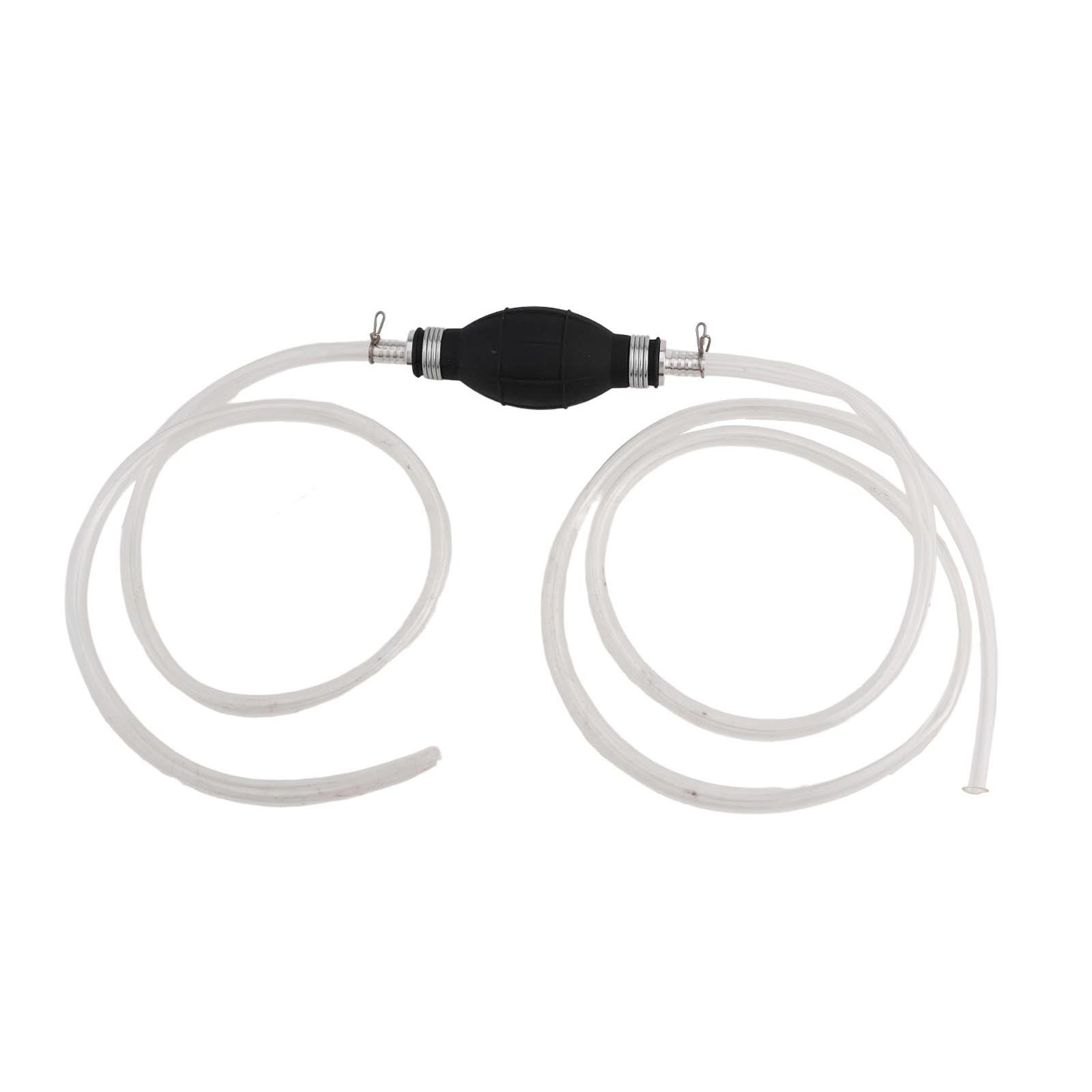 Siphon Hand Pump Manual Fuel Transfer Hose Portable Car Manual Oil ...