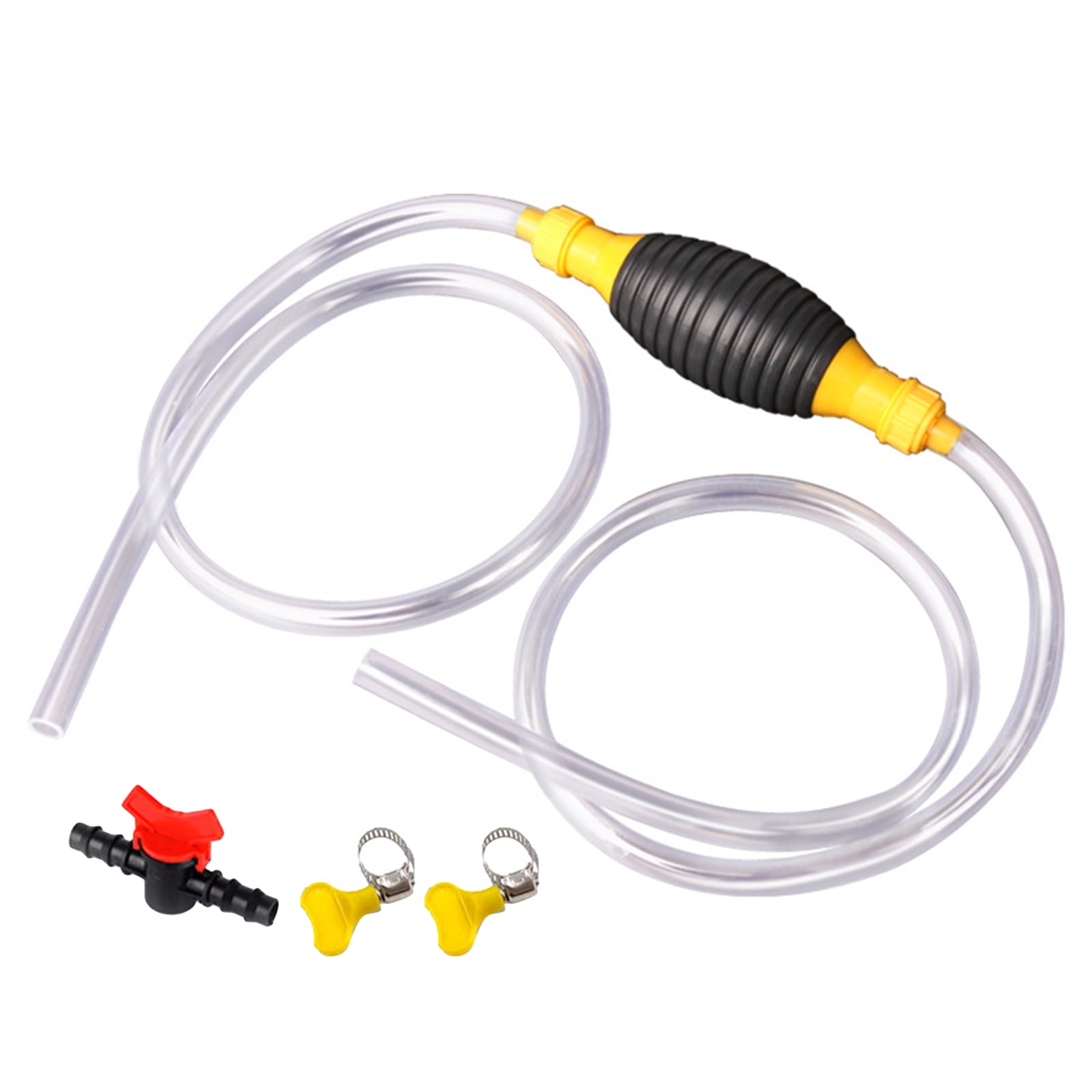 Siphon Hand Pump, Portable High Flow Manual Car Fuel Transfer Pump with ...