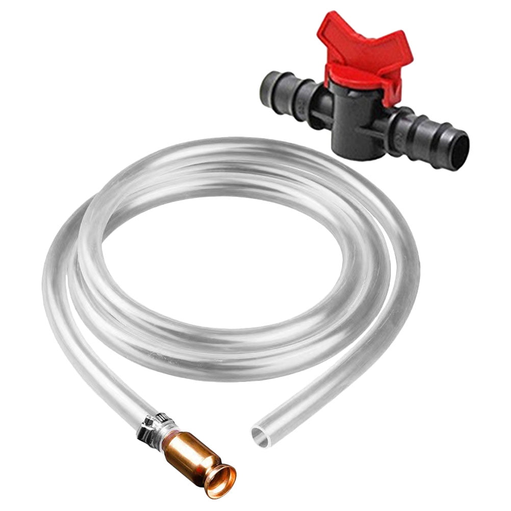 1/2 Inch Liquid Transfer Pump and Hose for Gasoline Oil Siphon 1 Set ...