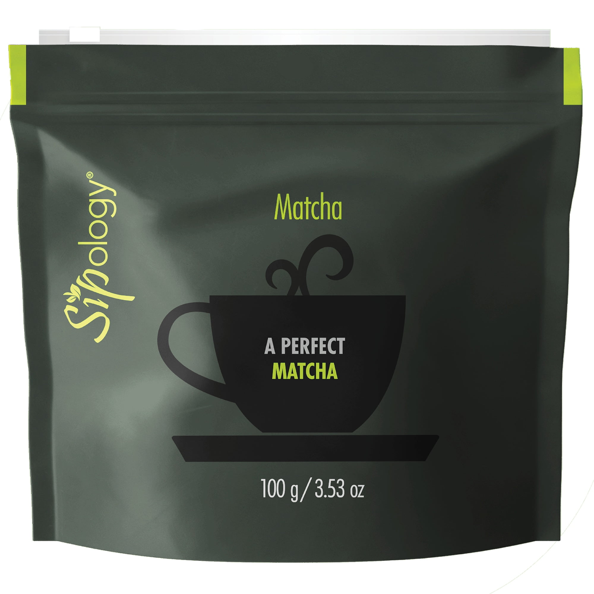 Sipology: Premium Matcha - 3.53oz/100g Bag - Powder Drink Mix, 62.5 ...
