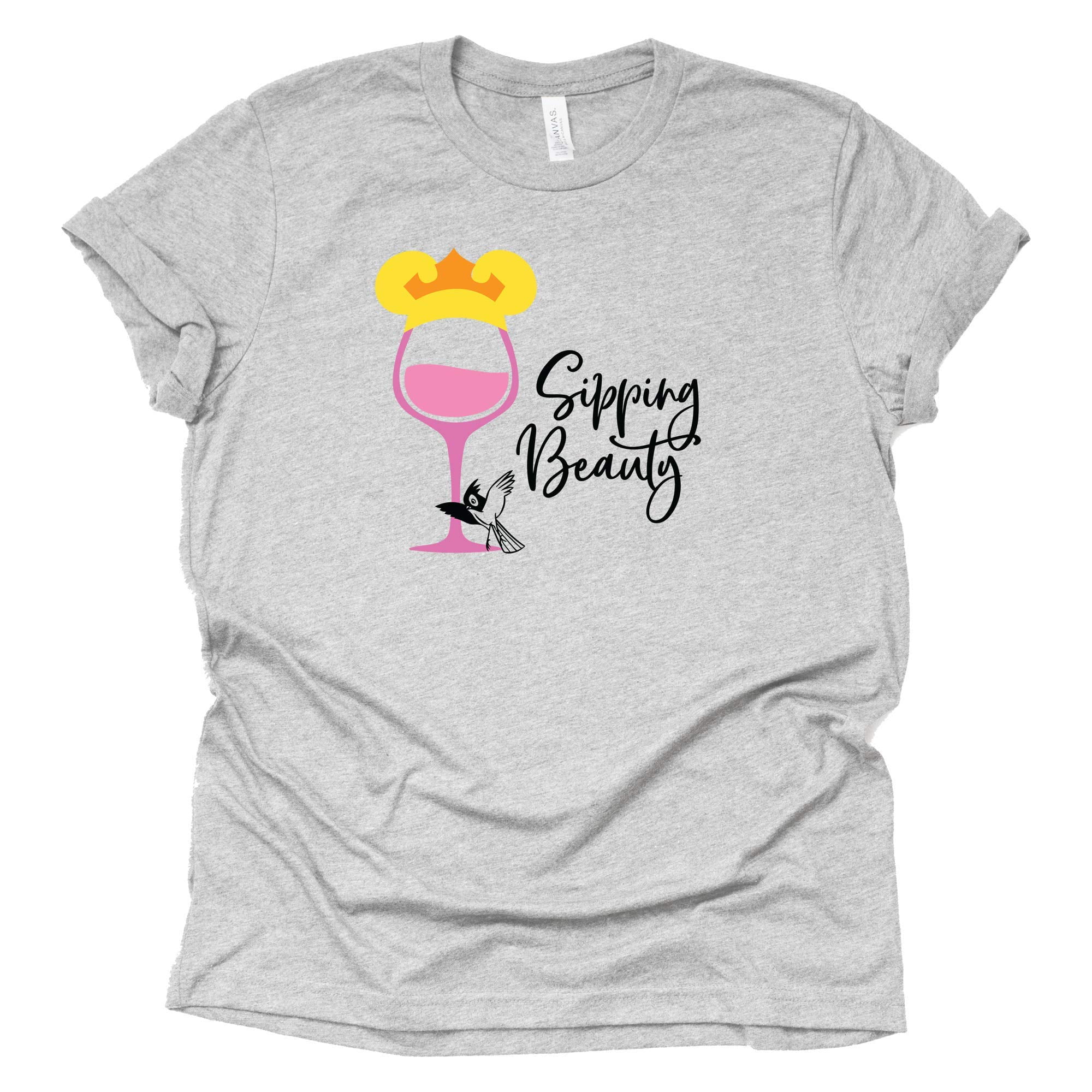 Sipping Beauty Shirt, Sleeping Beauty Shirt, Theme Park Shirt Unisex ...