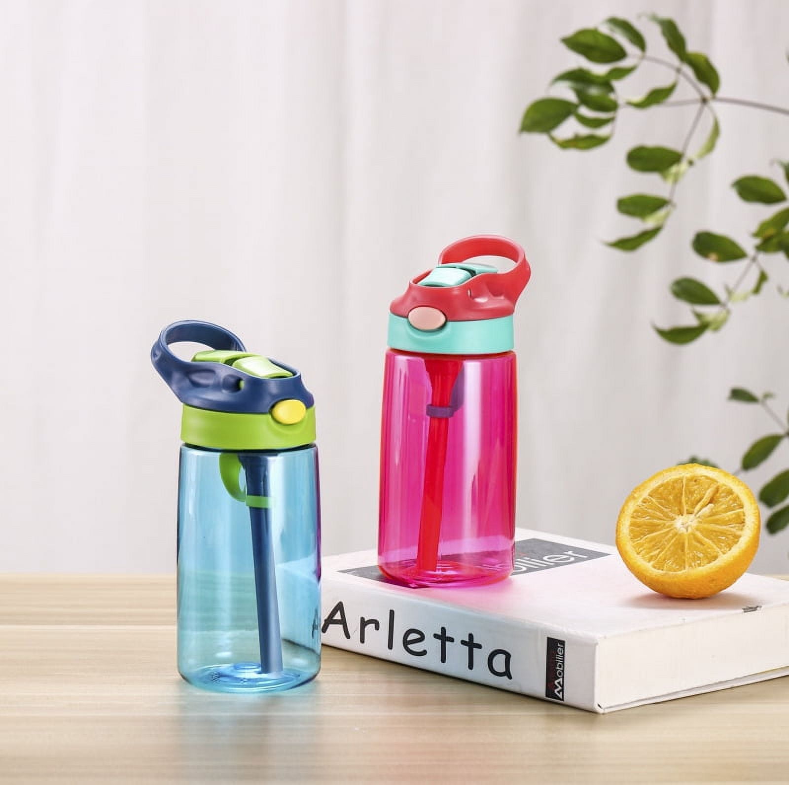 Sippy Cup, 450ML Kids Drink Bottle, Toddler Cup, Leak-Proof, Shatter ...