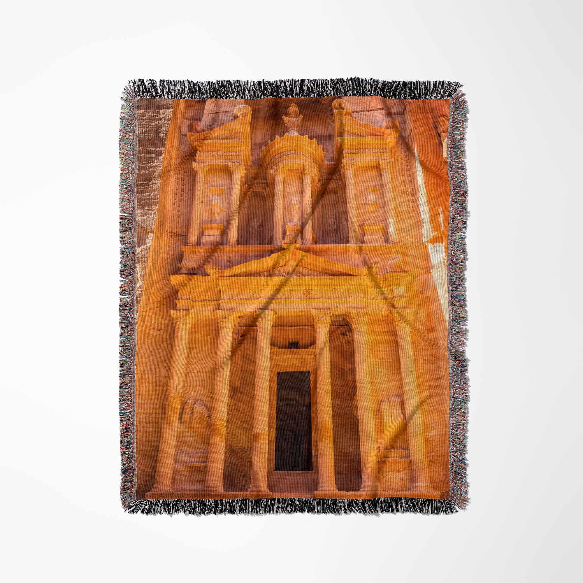 Siq, Petra, Jordan. Treasury Built By The Nabataens In 100 Bc. , Woven ...