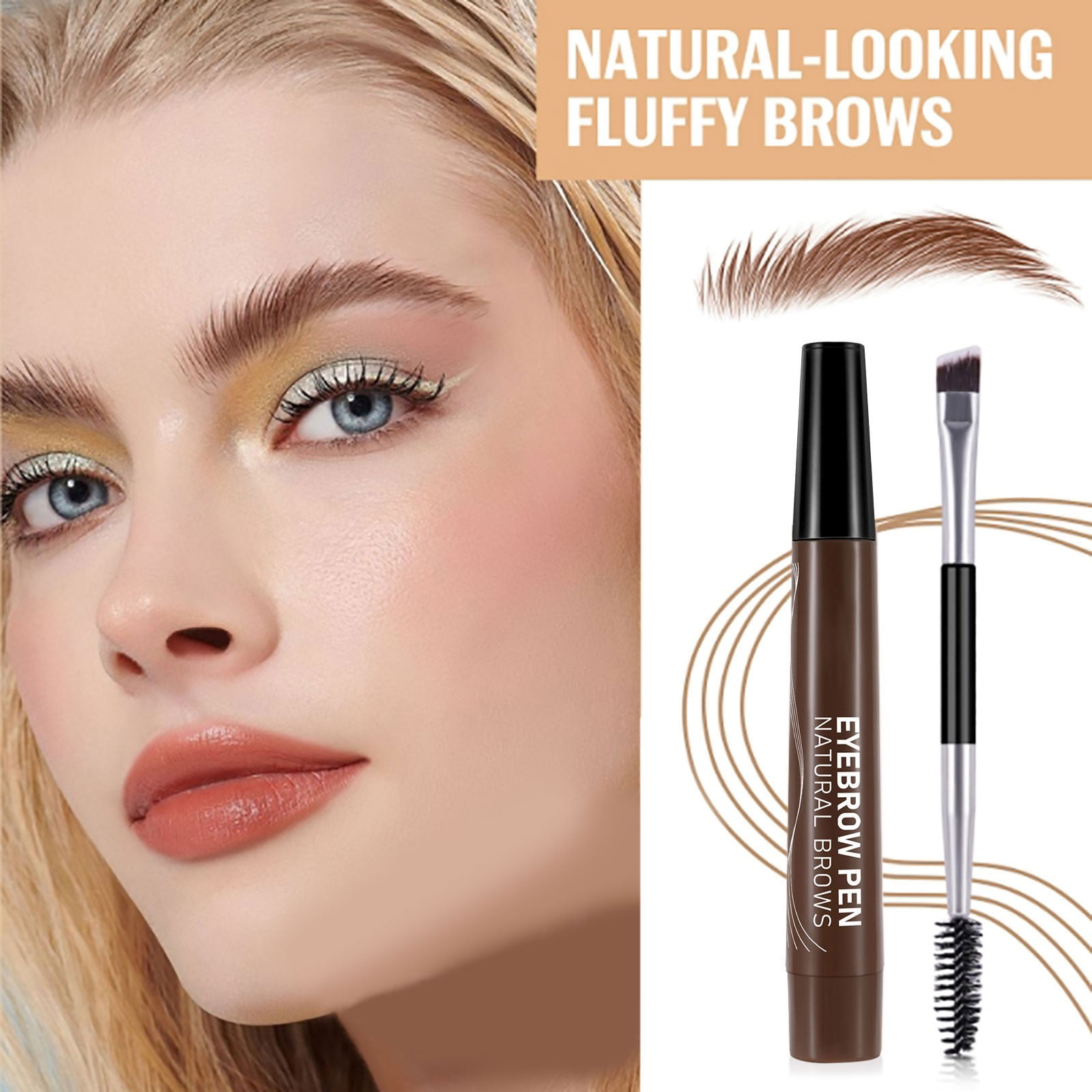 Siquann 2ml4 Way Precision Eyebrow Pencil Tool Instant Brow Enhancer ...