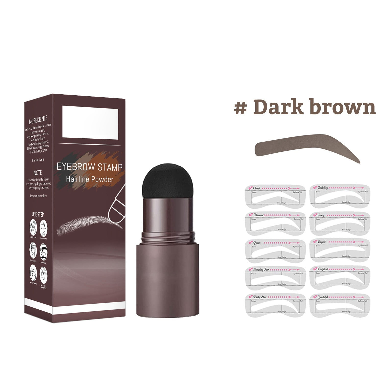 Siquannn Eyebrow Stamp Eyebrow Drawing Tool Lazy Eyebrow Filler Makeup ...