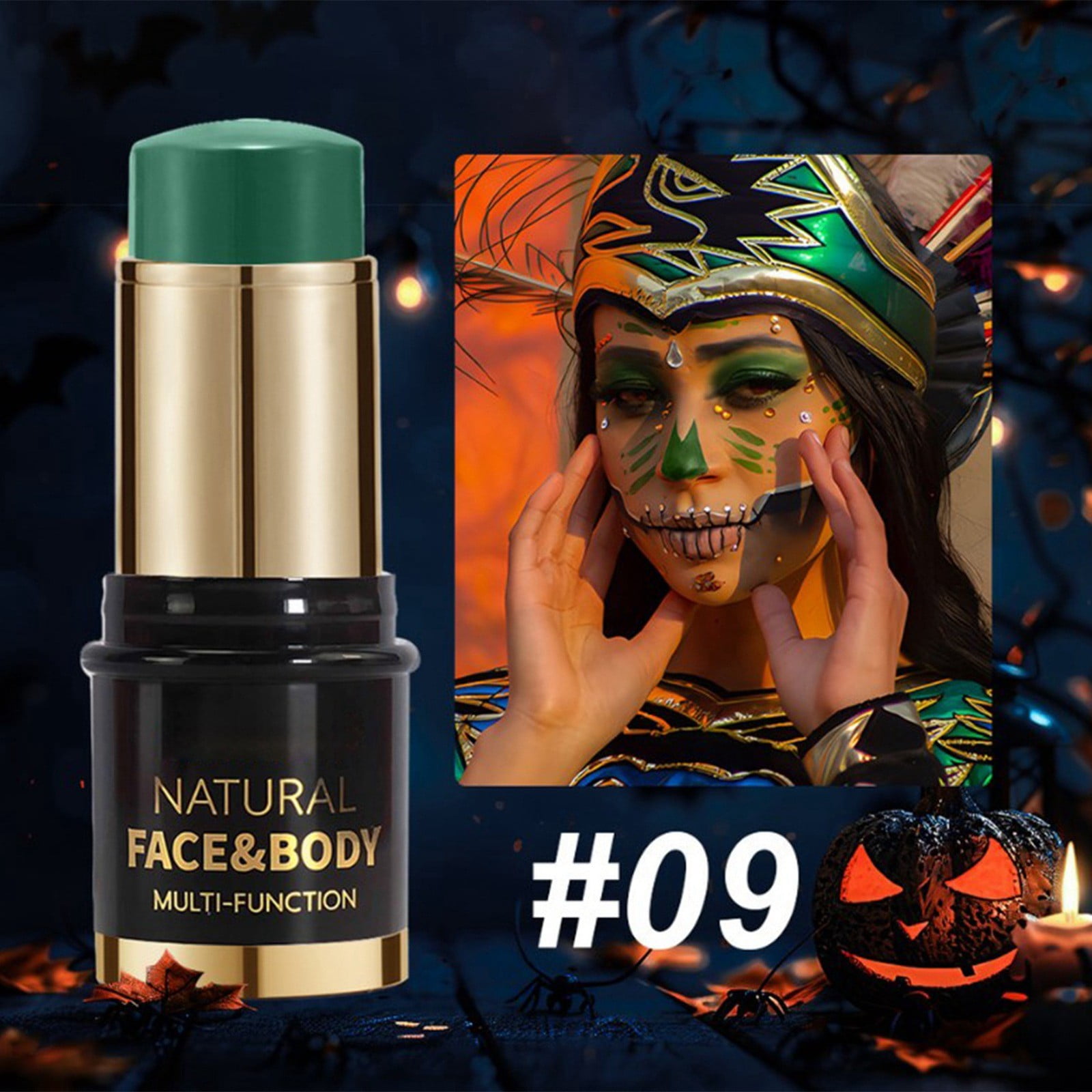 Siquannn 12 Colors Neon Paints Face Lipstick Light Makeup Bruise Makeup ...