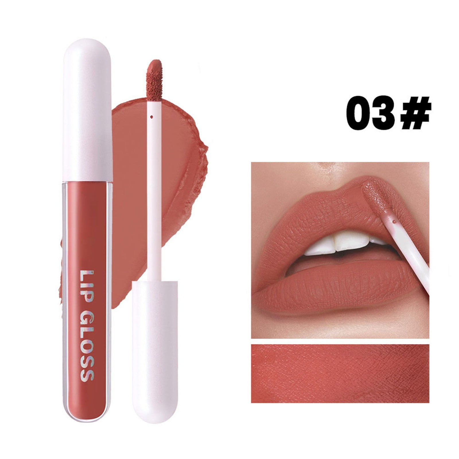 Siquannn Glitter Lipstick Long Lasting Not Lip Tint Rouge Lip Gloss ...