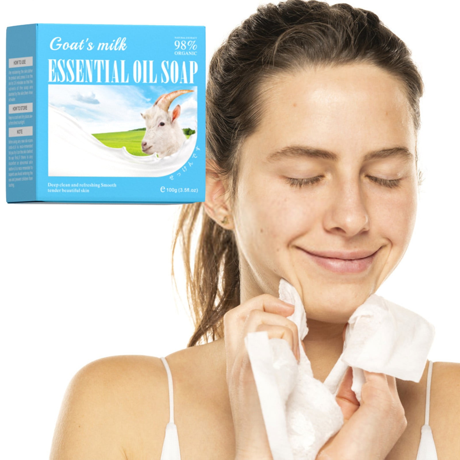 Siquannn Goat Milk Scented Lip Care Products Moisturizer Pore Refiner ...