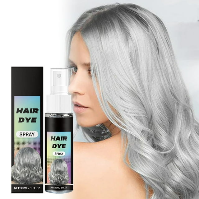Siquannn Gray Hair Dye Spray Lasting Lock Color Nourishing Hair Care ...
