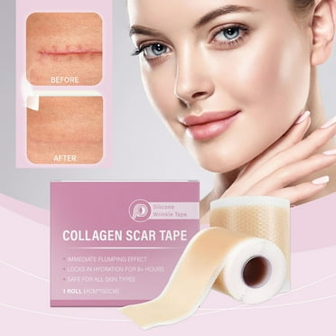 (1PS) LANISKA Collagen Scar Tape Facial Gel Scar Patch Fade Fine Lines ...