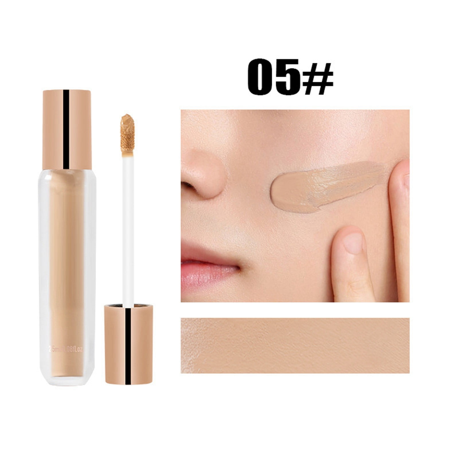 Siquannn Liquid Concealer To Cover Dark Marks Moisturizing Non Peach ...