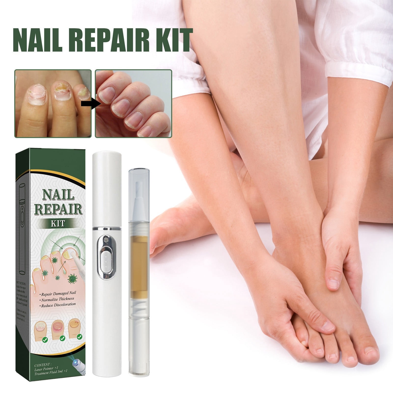 Siquannn Nail Glue Remover Cuticle Clipper Active Glow Nail Polish ...