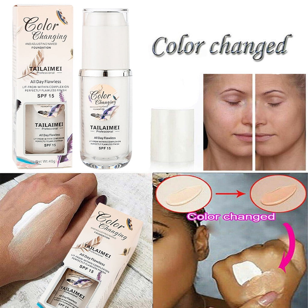 Siquannn Oil Liquid Concealer Light Control Foundation Temperature