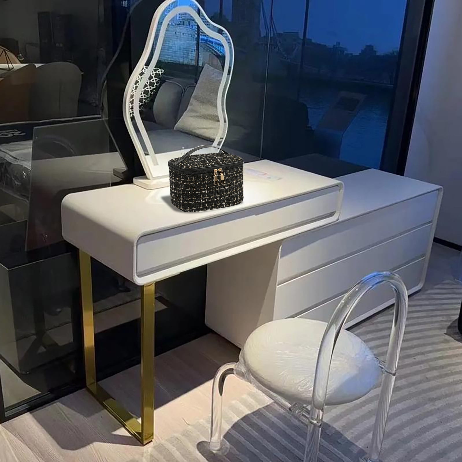 Siquannn Preppy Purse Lotion Holder Organizer for Vanity Travel ...