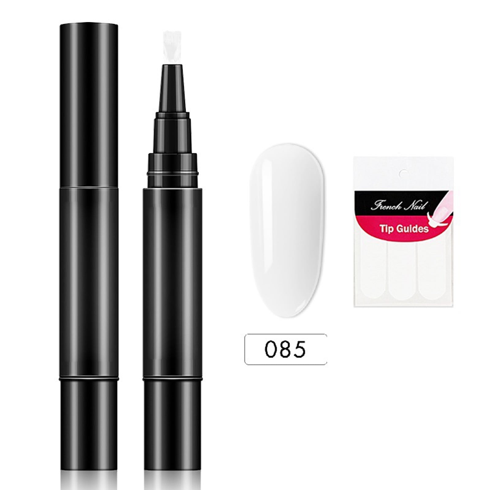 Siquannn White Gel Manicure White Nail Pencil And Sharpener Set Nail ...