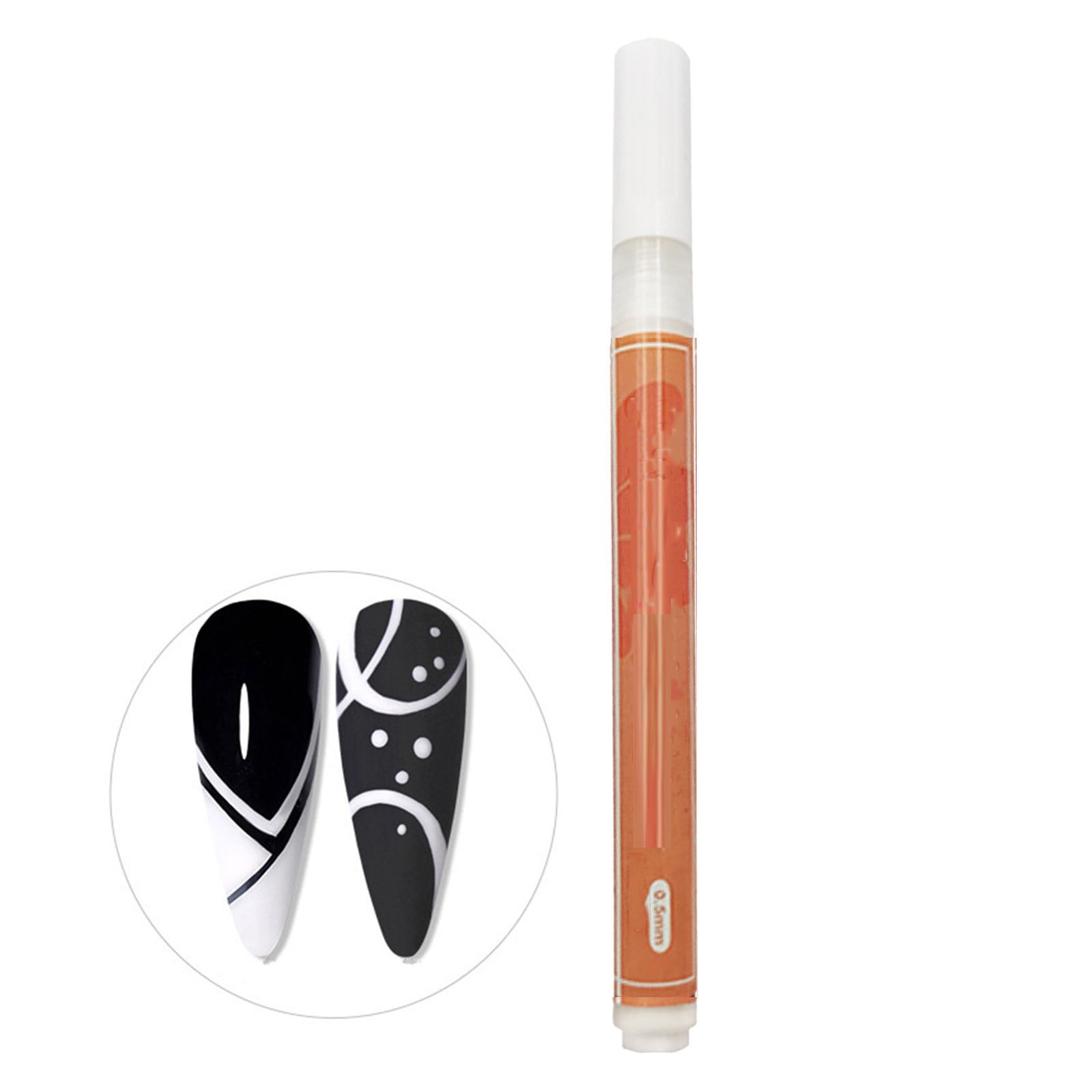 Siquannn White Nail Pencils French Tip Pen For Nails Illuminating Nail ...