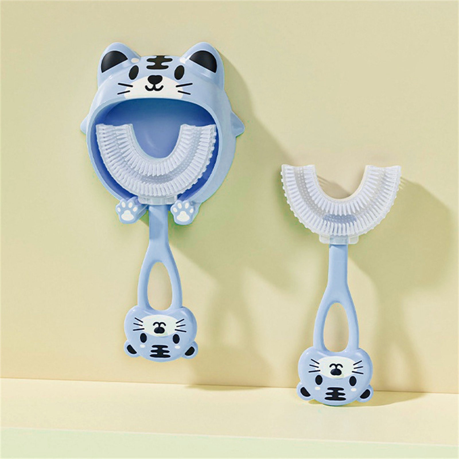 Siquannnn Travel Toothbrushes Soft Children's Toothbrush Cartoon Tiger ...