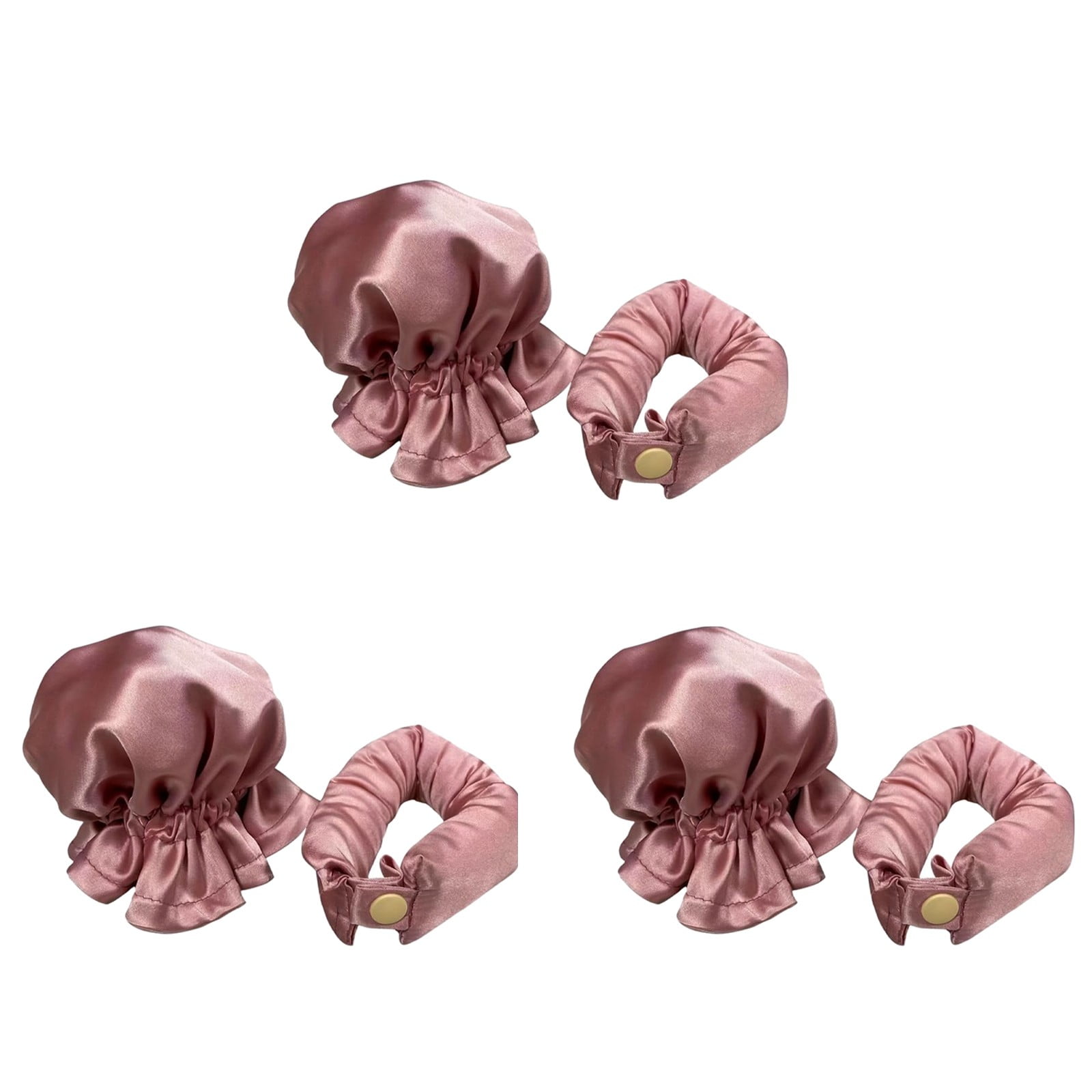 Siquannnn Hair Rollers For Heatless Curls With Hair Caps Soft Curling ...