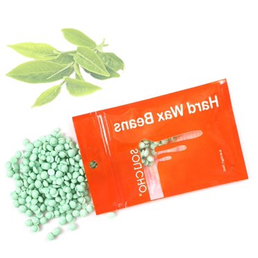 WOWAX Green Hard Wax Beans for Facial Hair, 10.5oz/300g Stripless Hair ...