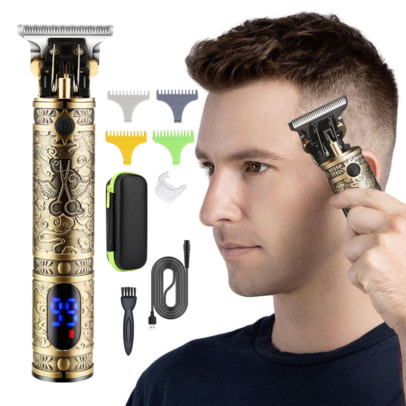 Siquannnn Lubricant Barber Shop Professional Barber Trimmers Beard ...