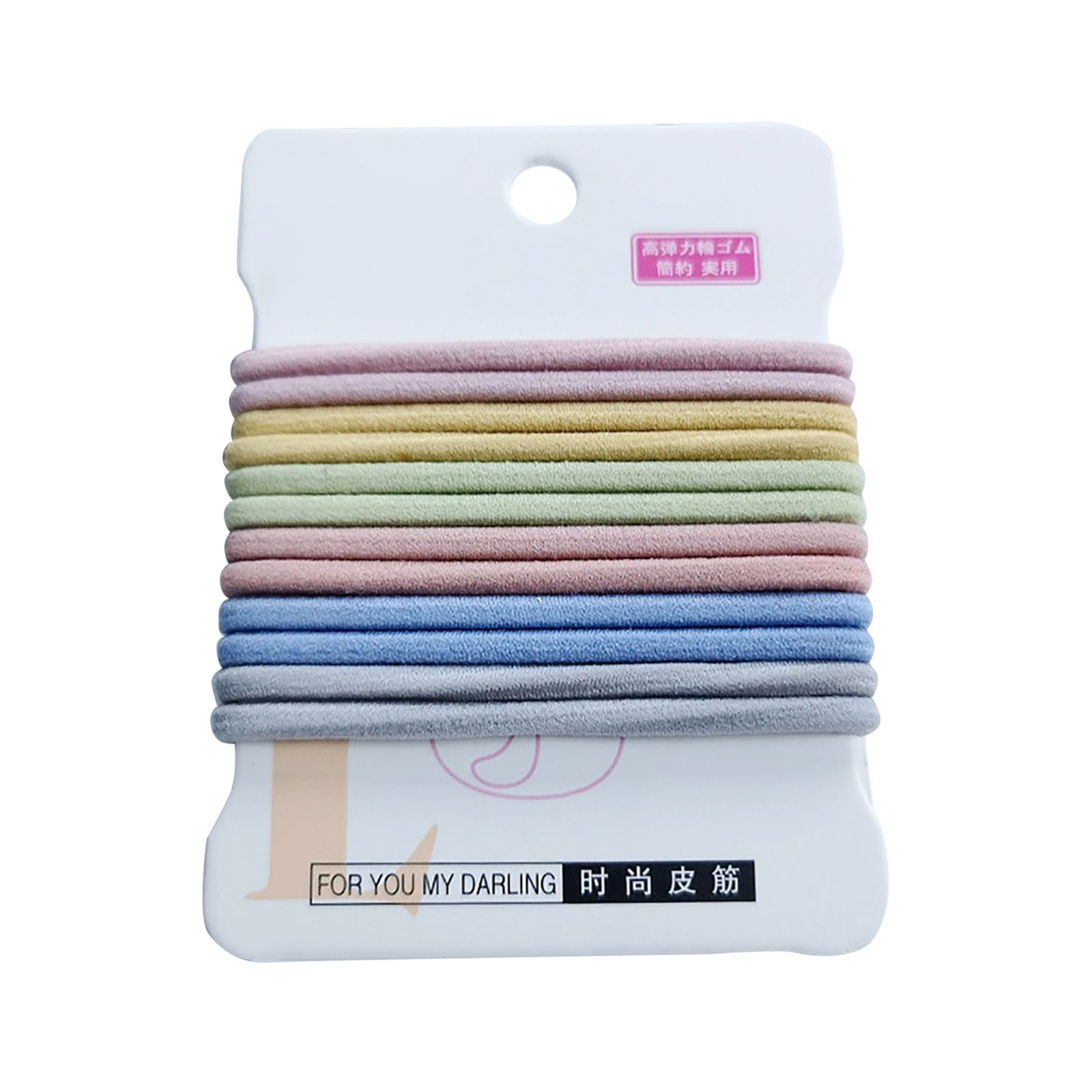 Siquannnn Thick Hair Ties Ponytail Holders Hair BandsStretch Cotton ...