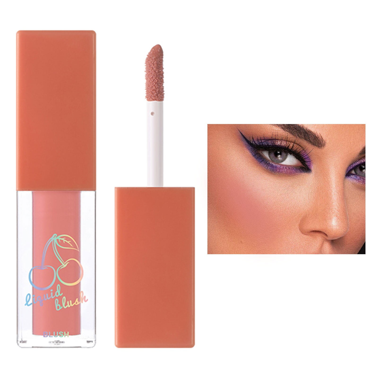 Siquannnn Two Faced Makeup Liquid Powder Blusher Monochrome Eye Shadow ...