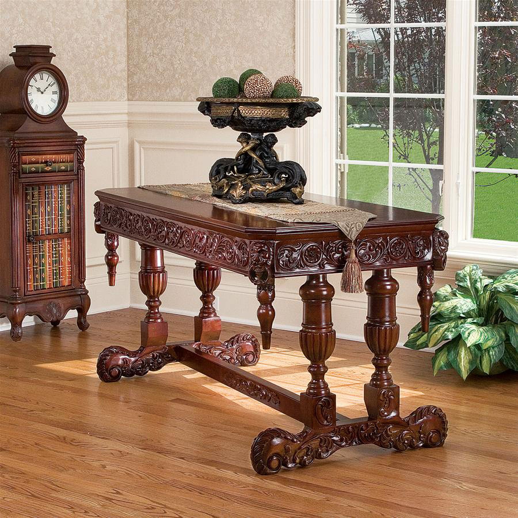 Sir Benedicts Library Table Design Toscano Furniture Table Tables ...