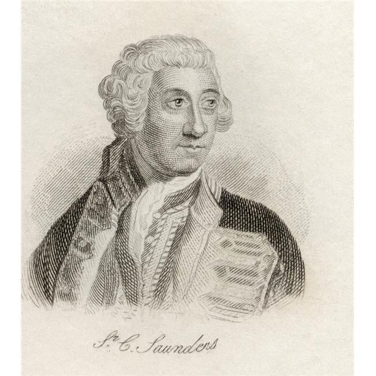 Sir Charles Saunders C.1715 - 1775 English Admiral In The Royal Navy ...