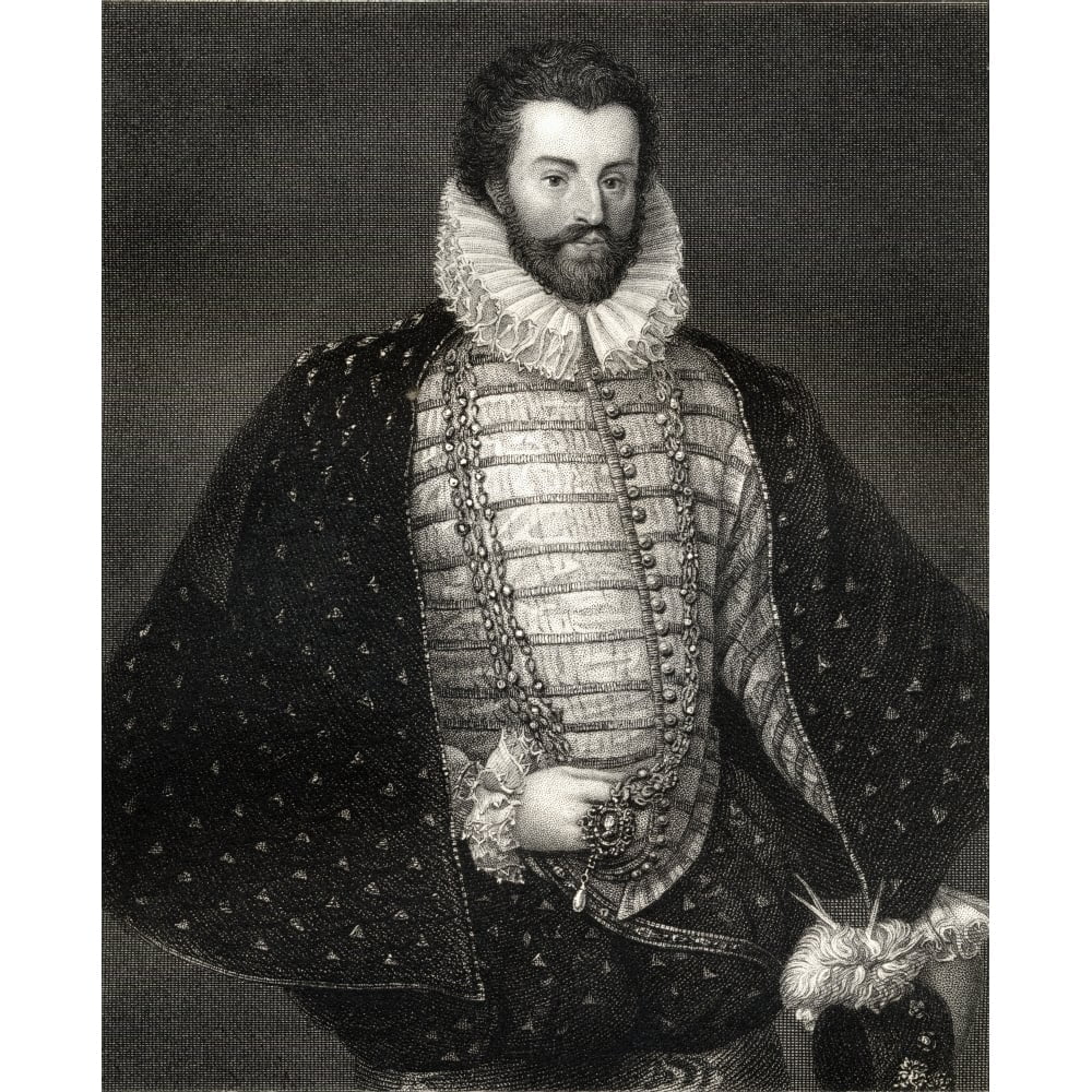 Sir Christopher Hatton 1540-1591. Favourite Of Elizabeth I and Lord ...