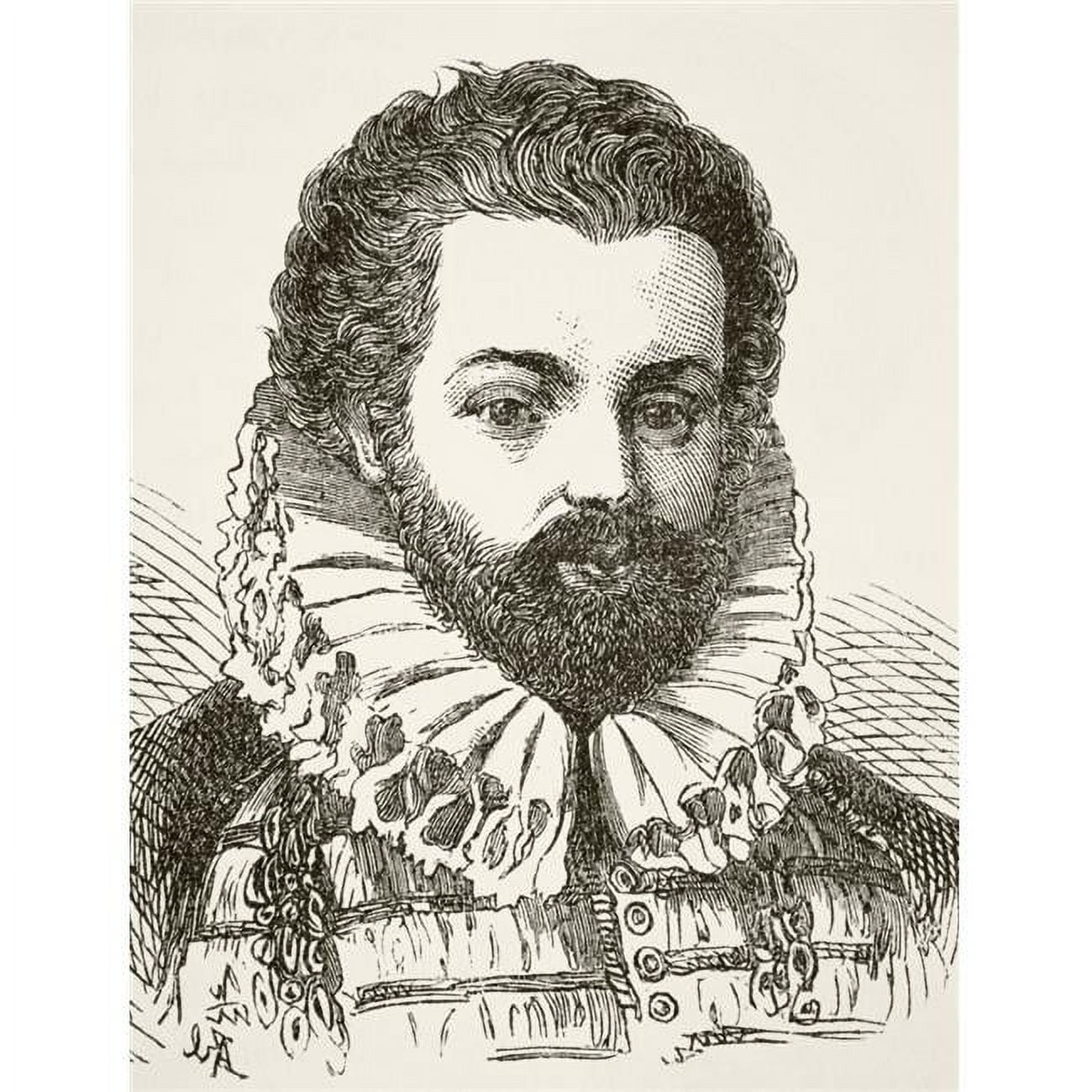 Sir Christopher Hatton 1540 To 1591 English Politician Lord Chancellor ...