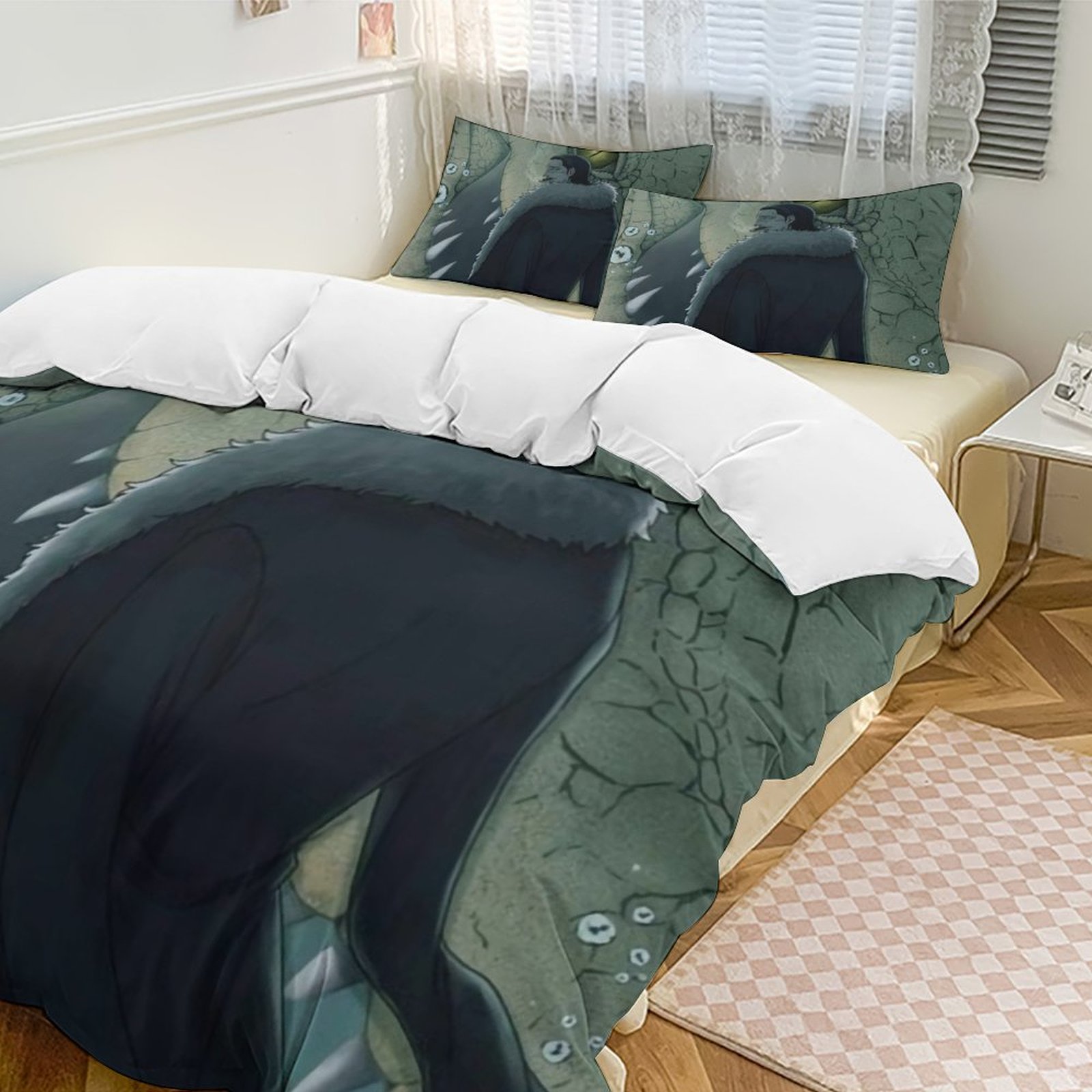 Sir Crocodile Bed Duvet Cover Funny Anime Cartoon Bedding Sets ...