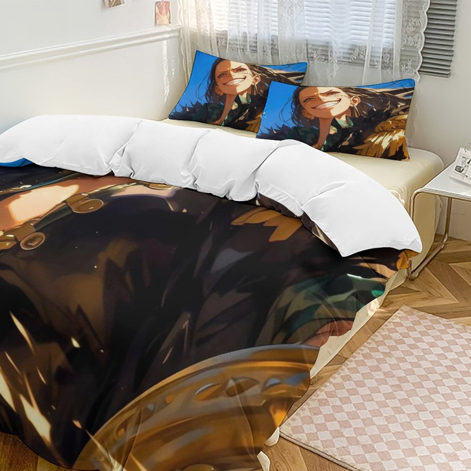 Sir Crocodile Bed Duvet Cover Funny Anime Cartoon Bedding Sets ...