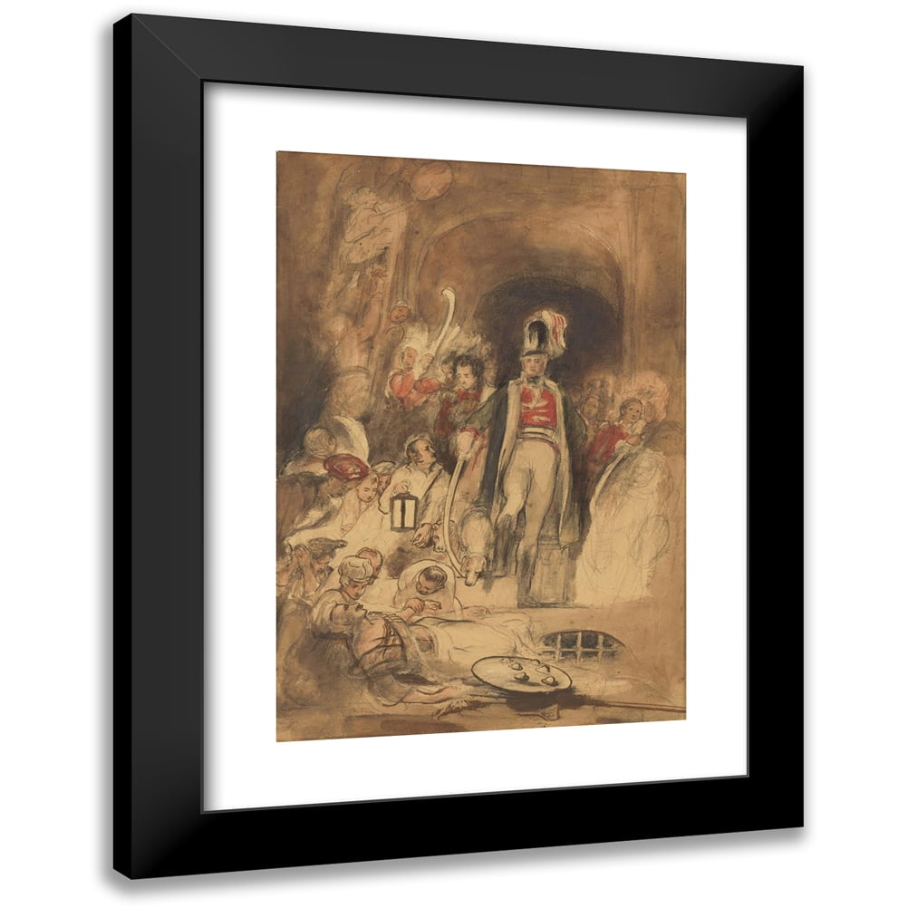 Sir David Wilkie 11x14 Black Modern Framed Museum Art Print Titled ...