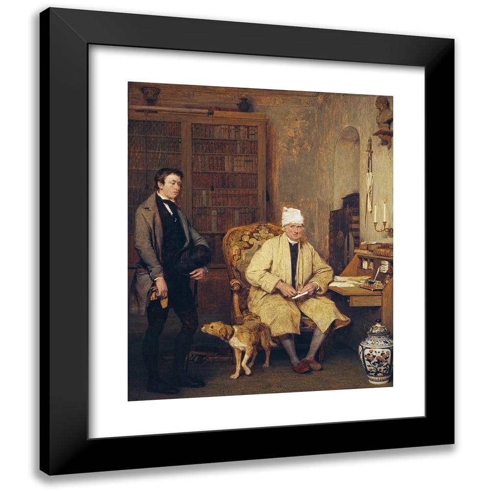 Sir David Wilkie 12x14 Black Modern Framed Museum Art Print Titled ...