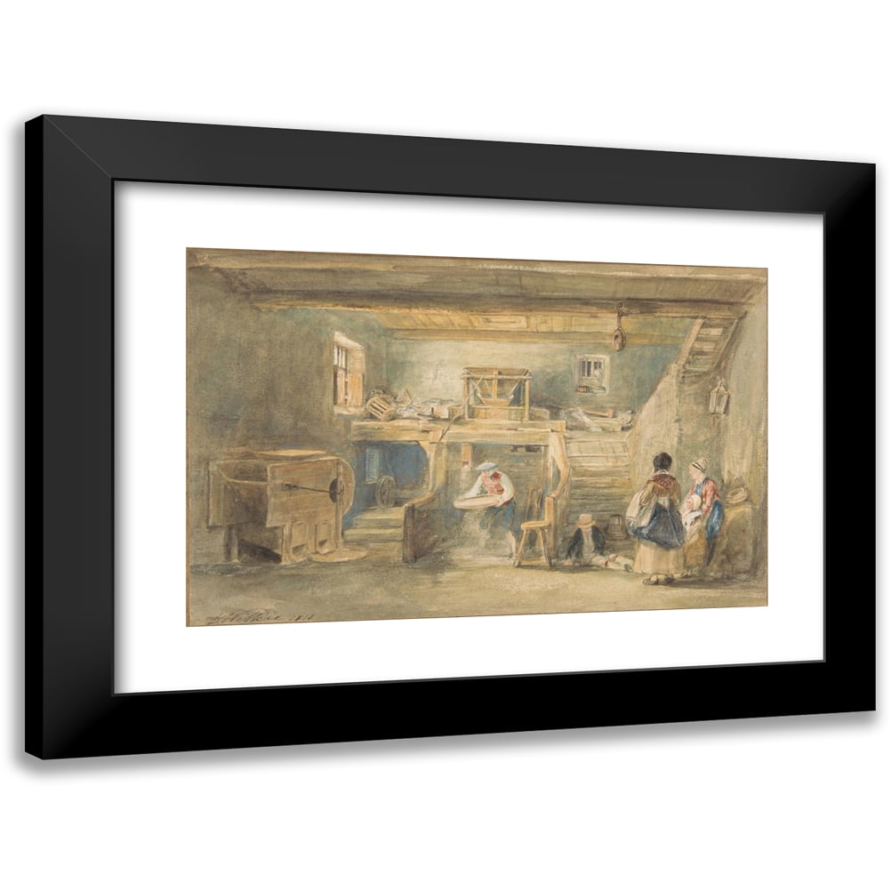 Sir David Wilkie 24x17 Black Modern Framed Museum Art Print Titled ...