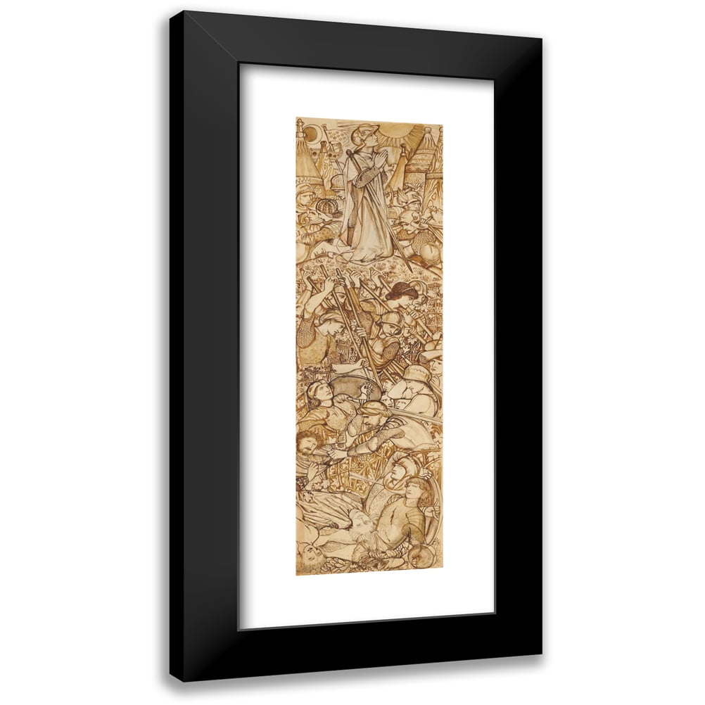 Sir Edward Coley Burne-Jones 10x24 Black Modern Framed Museum Art Print ...
